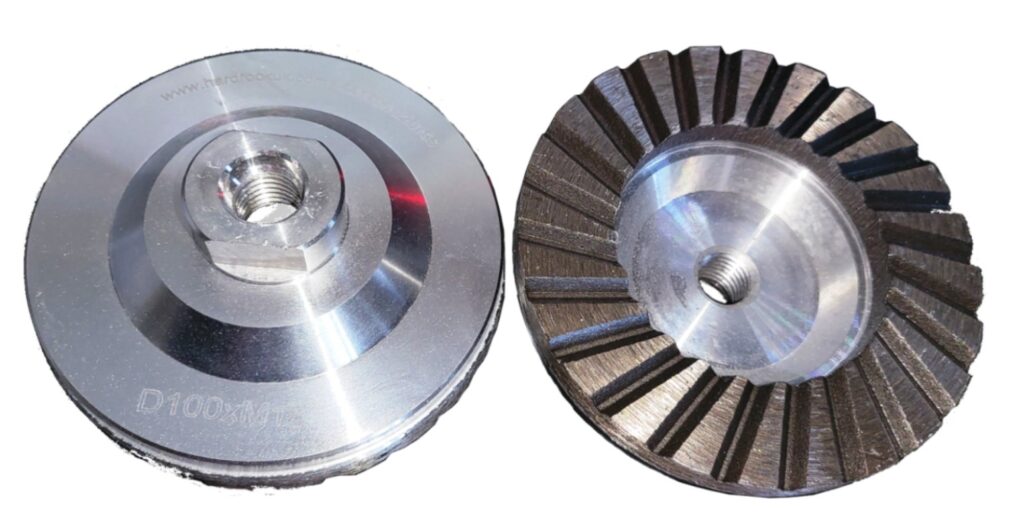 M14 Diamond Grinding Turbo Cup wheels. 36 grit choice aggressive ...